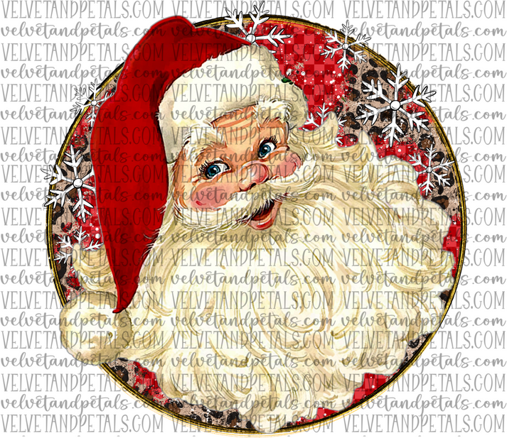 Round Santa – Velvet And Petals